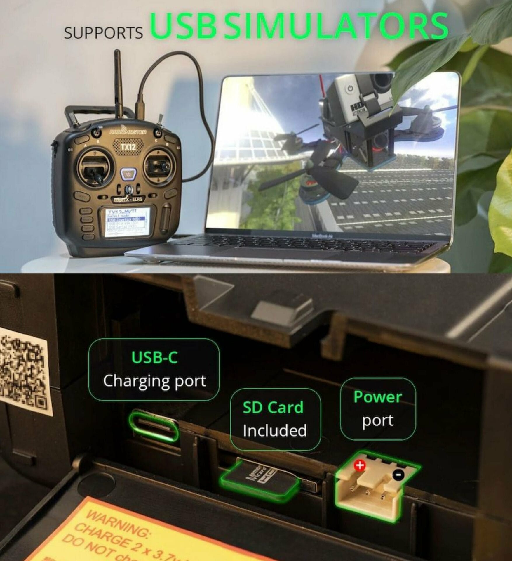 RadioMaster TX12 MKII EdgeTX 16CH Radio Transmitter ELRS 2.4GHz ...