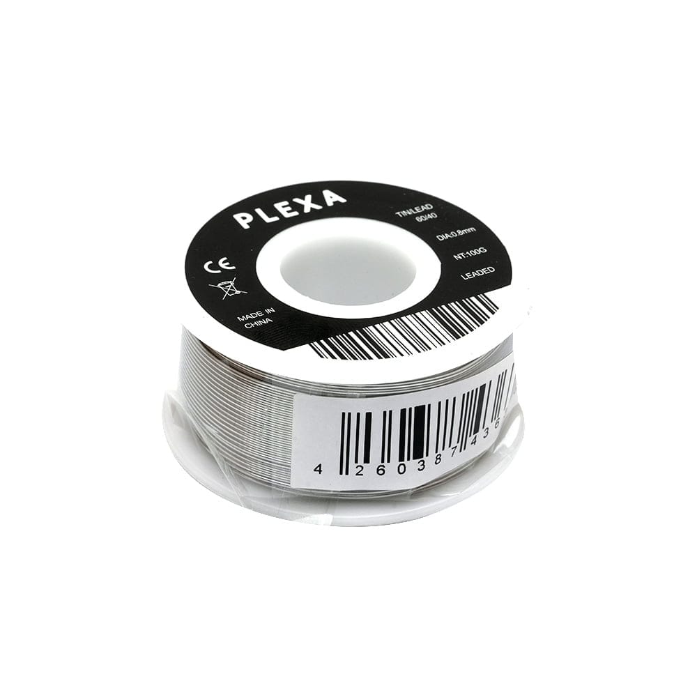 Plexa Solder 0.8mm Diameter 100g - MantisFPV