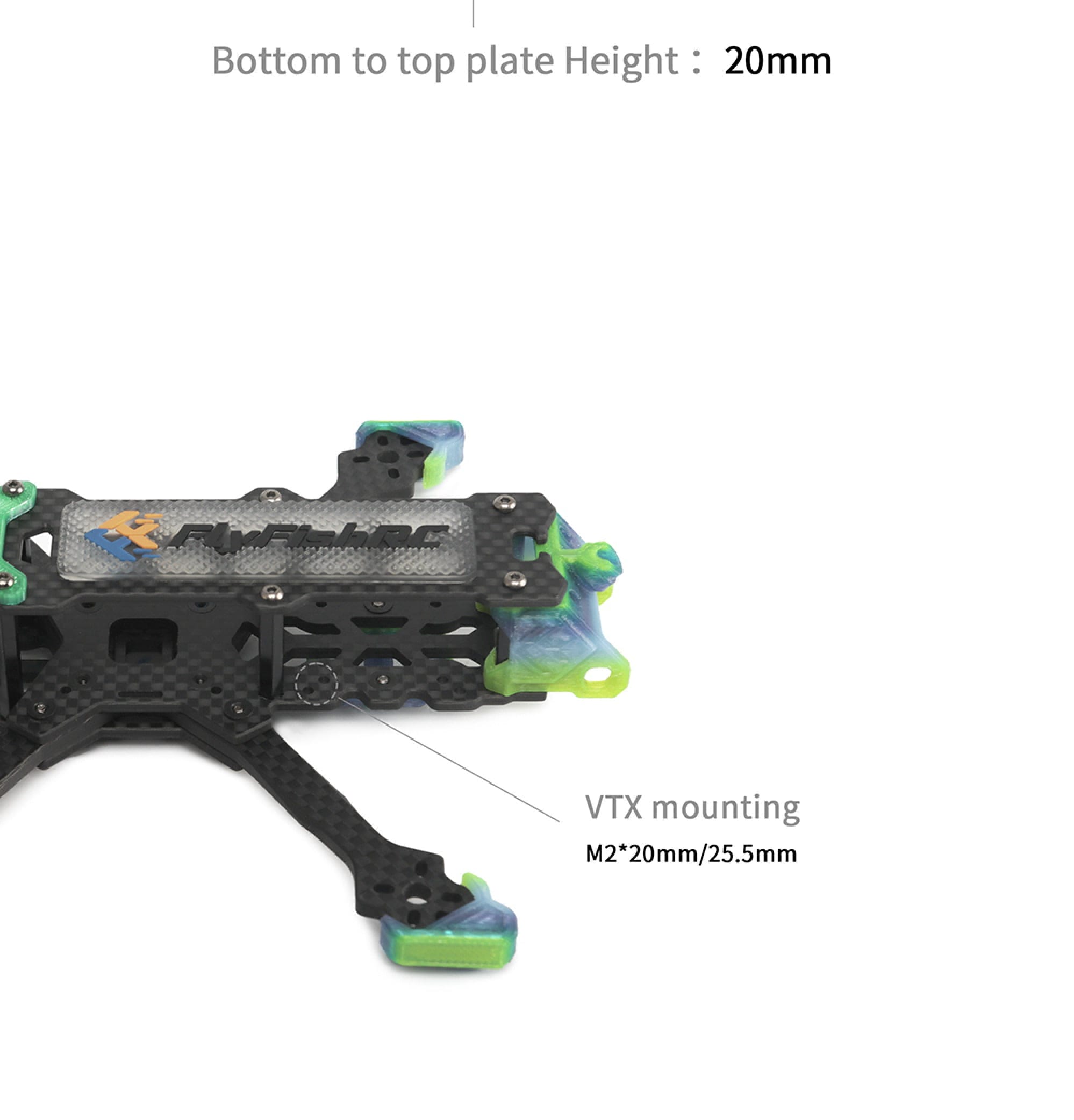 FlyFishRC Volador VX3.5 FPV 3.5" T700 Frame Kit with O4 Kit - MantisFPV