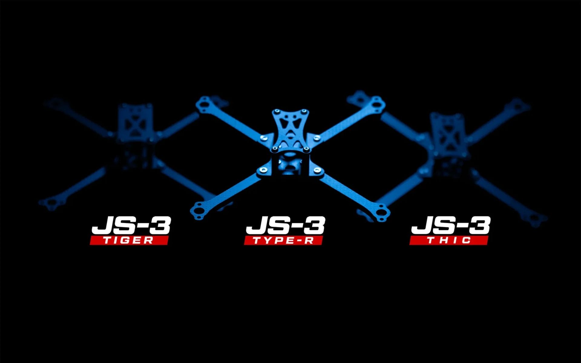 BMS Racing JS-3 Tiger 5" Racing Frame Kit with Arm Brace - MantisFPV