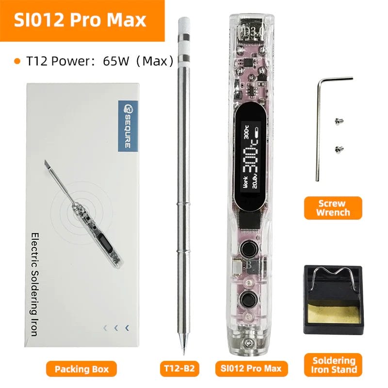 Sequre SI012 Pro Max Portable OLED Soldering Iron (SI-B2) - MantisFPV