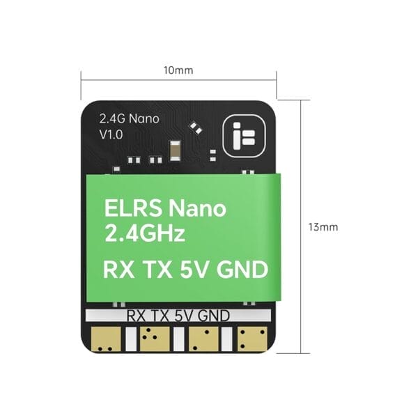 iFlight ExpressLRS Nano 2.4G RX with 70mm Antenna - MantisFPV