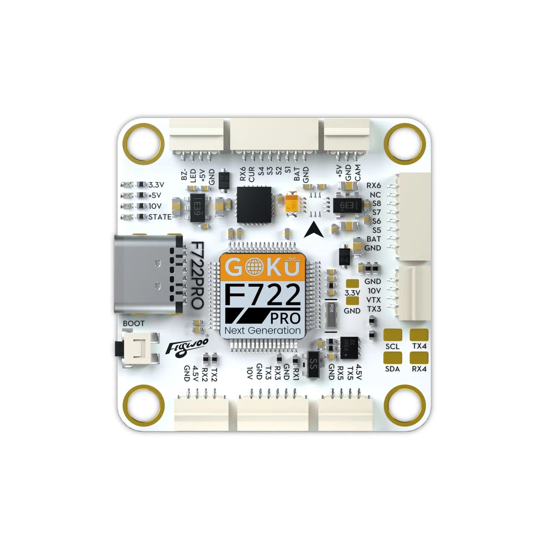 Flywoo Goku F7 PRO V2 30×30 Flight Controller ICM42688 - MantisFPV